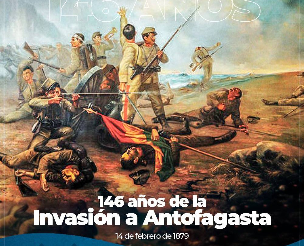 Luis Arce recuerda los 146 años de la invasión chilena al puerto ...
