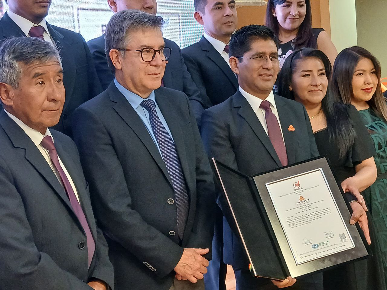 ISOCRET recibe la certificación ISO 9001:2015 de Ibnorca, logro que ...